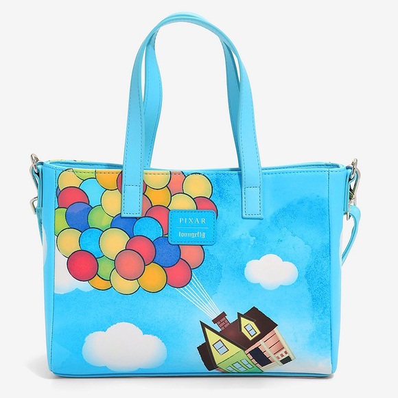 Loungefly | Bags | Loungefly Up Balloon House Suede Leather Satchel ...